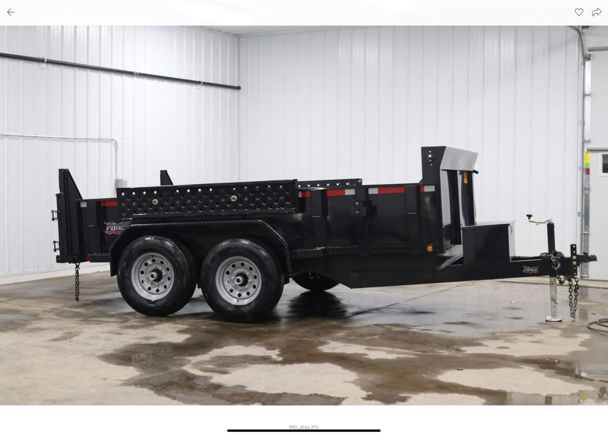 FORCE 6X12 DUMP TRAILER – Checkered Flag Trailer Sales & Service